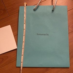 Tiffany & Co. | Other | Authentic Tiffany Co Paper Gift Bag Receipt ...